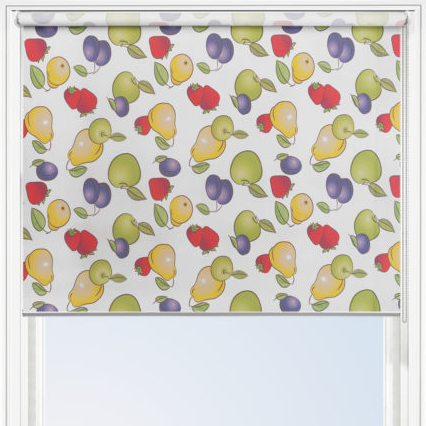Colourful Retro Fruits Roller Blind – Blinds4value.co.uk