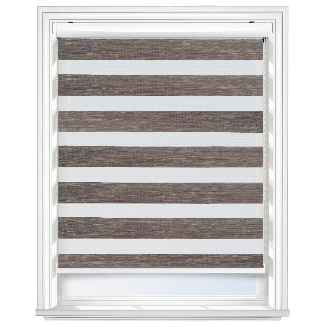 Dark Brown Day and Night Blind – Blinds4value.co.uk