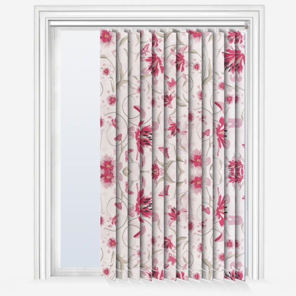 Spring Flowers Vertical Blind – Blinds4value.co.uk